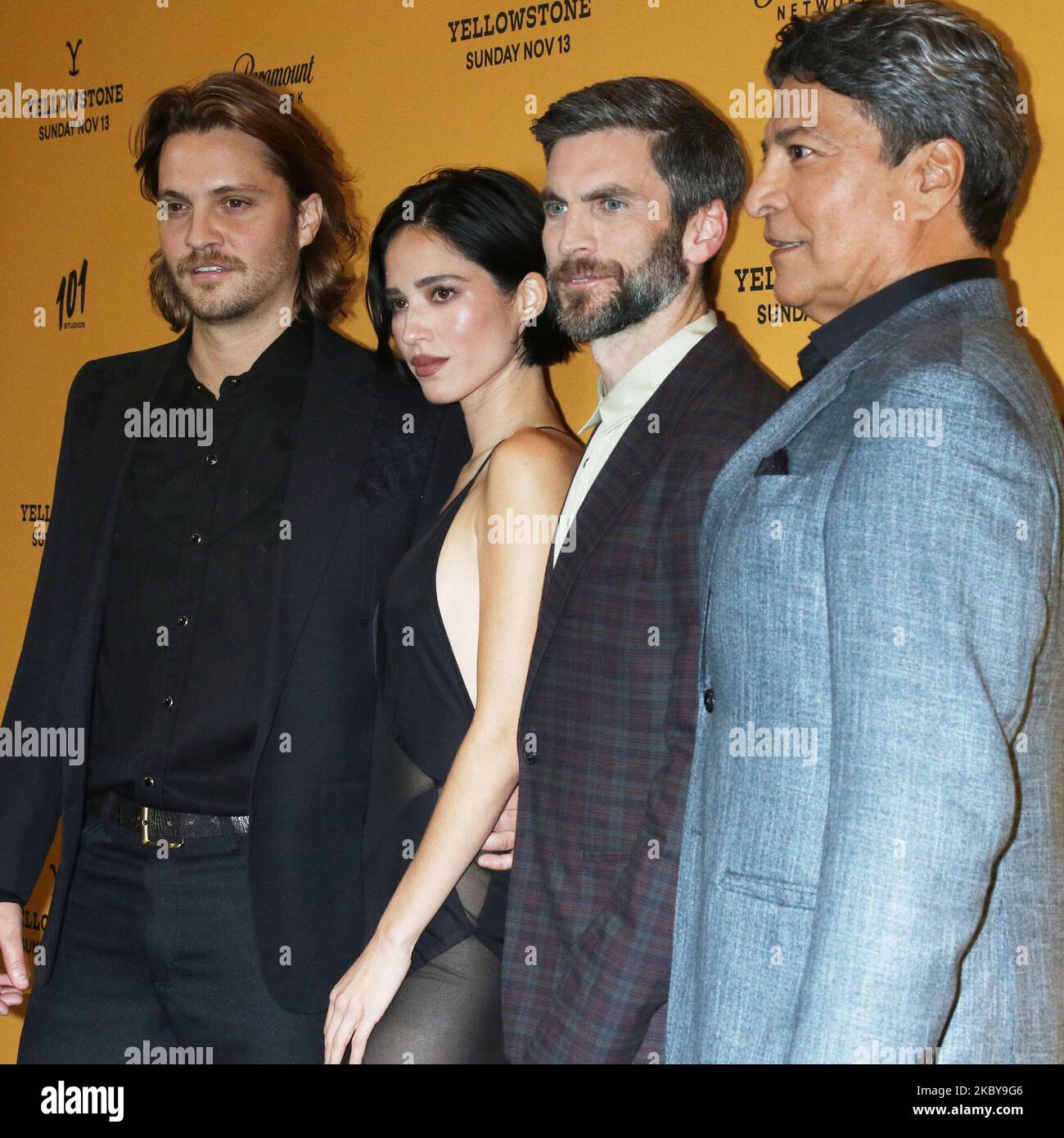 `yellowstone` Season 5 Premiere In New York Pictured Luke Grimes